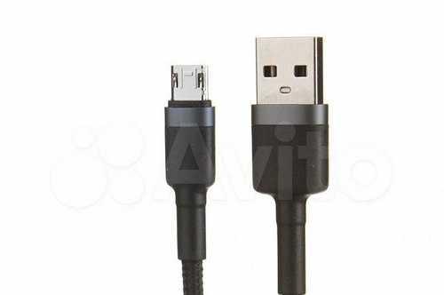 Кабель USB-Micro Baseus Cafule Gray/Black 1m 2.4A