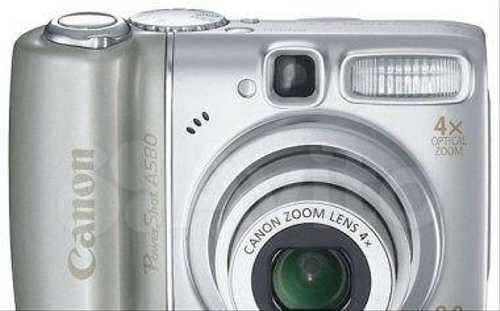 Canon PowerShot A580, кабель, кофр, 32Мб CD