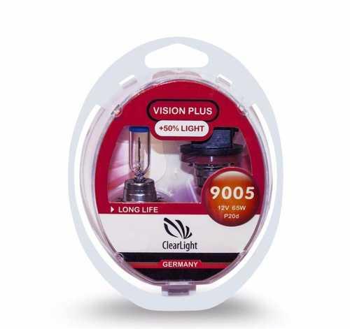 Галогенные лампы ClearLight HB3 Vision Plus +50