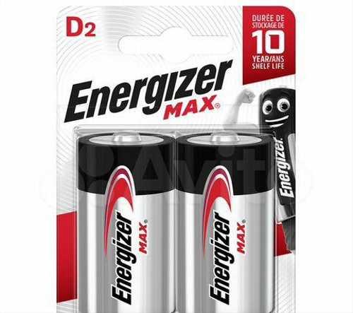 Батарейка D LR20 energizer MAX 6 шт (3 блистера)