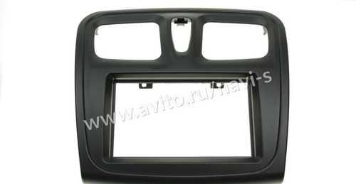 Переходная рамка renault logan II для 2din