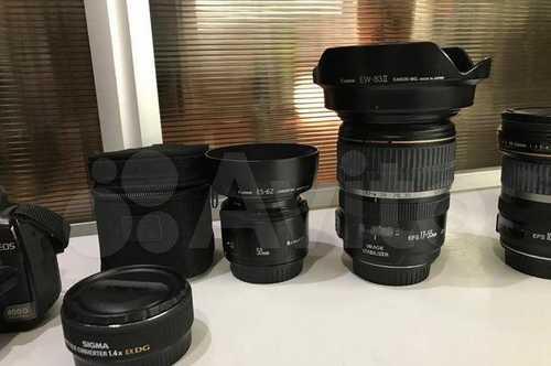 Фотоаппарат Canon EOS 400D cо сменными объективами