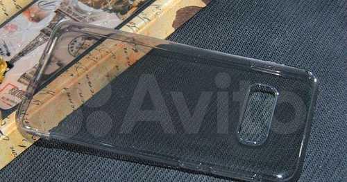 Чехол-накладка для Samsung G970 S10 E fashion TPU пакет черно-прозрачный