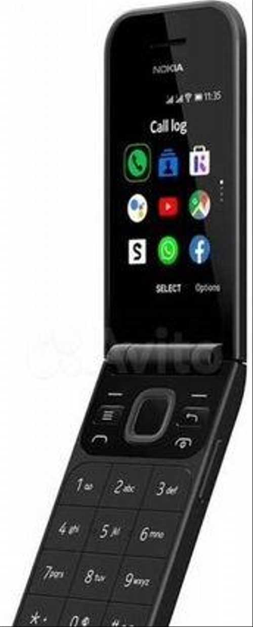 Мобильный телефон nokia 2720 Flip Dual sim черный