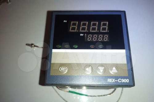 Терморегулятор REX-C900+термопара(релейный выход)