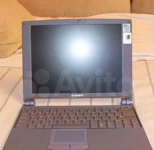 Ретро ноутбук Sony PCG-505FX