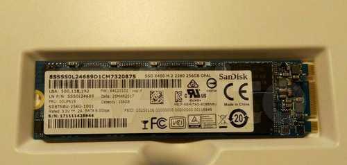 SanDisk SSD X400 M.2 2280 256Gb