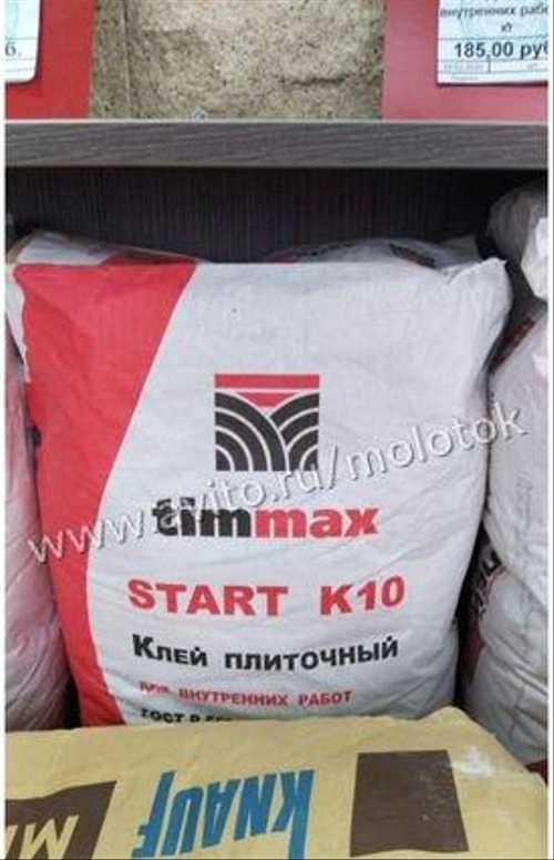 Клей плиточный start К10 Timmax 20 кг