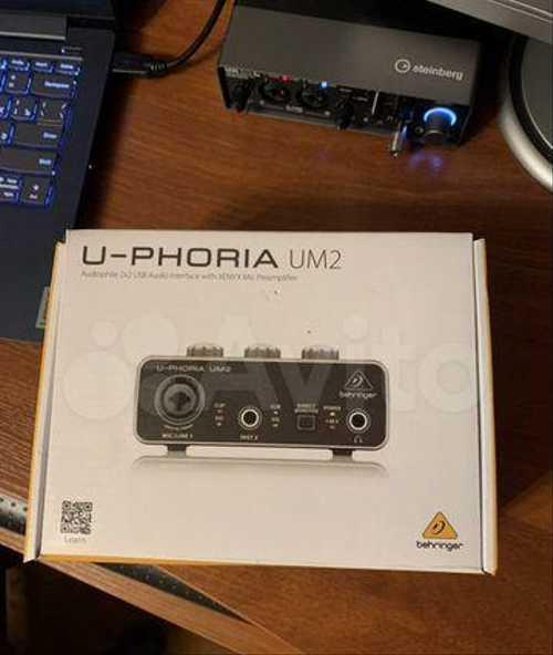 Карта behringer u phoria um2