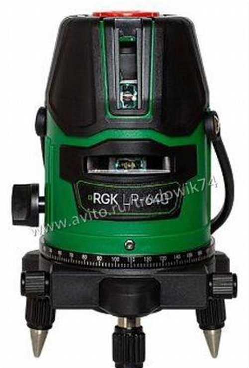 Лазерный уровень RGK LP-64G зеленый лазер