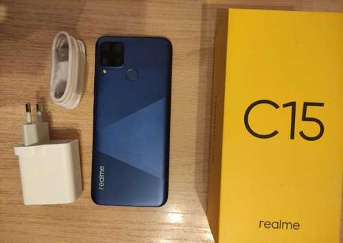 Realme c15 4/64 состояние нового
