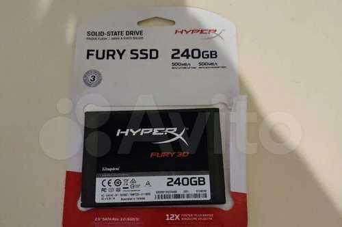 Ssd 240gb hyperx fury