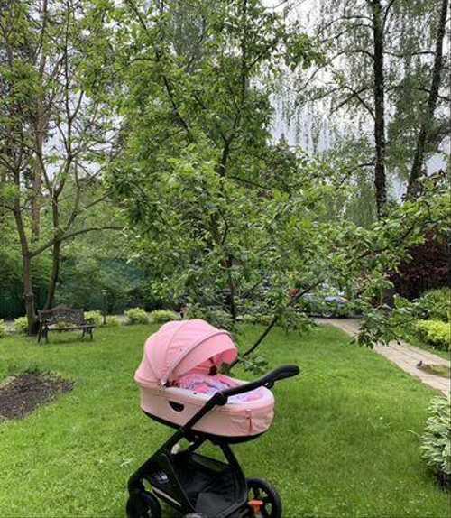 Люлька stokke trailz розовая