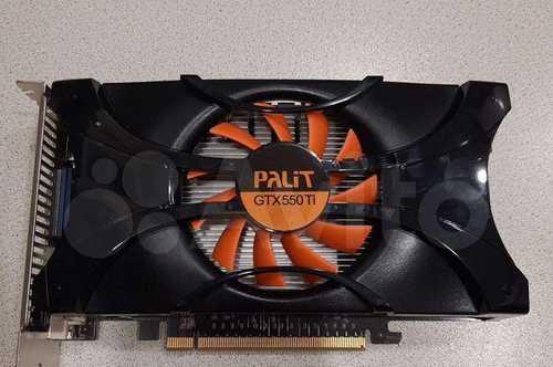 Видеокарта palit gtx550 ti