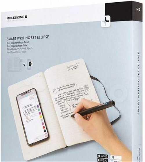 Набор Moleskine Smart Writing Large (swsa) в линейку (Black)