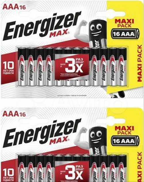 Батарейка Energizer MAX AAA Alkaline 32шт
