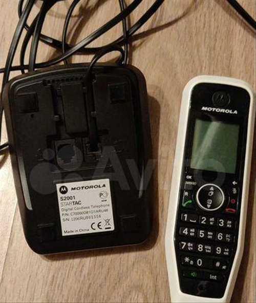 Домашний радиотелефон Motorola S2001
