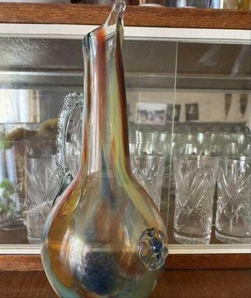Кувшин, вазы СССР цветное стекло