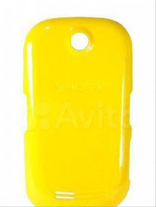 Крышка задняя ааа для Samsung S3650 Corby желтый