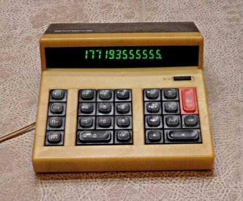 Калькулятор от сети - времён СССР