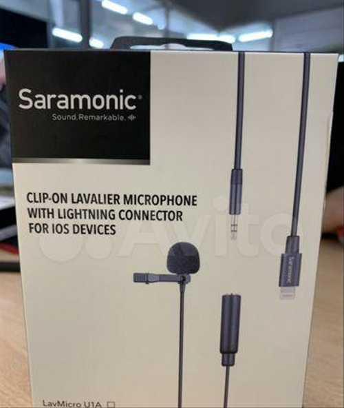 Петличный микрофон Saramonic LavMicro U1C с кабеле