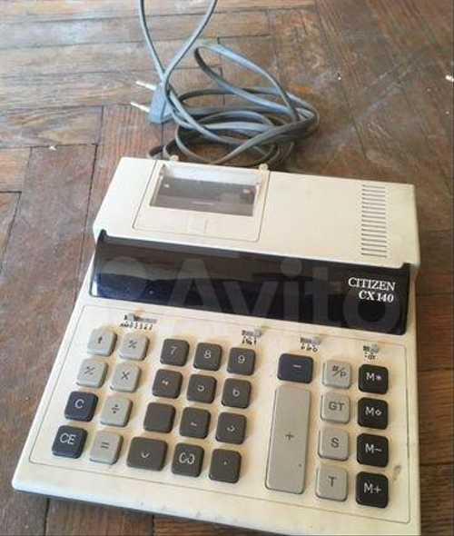 Калькулятор Citizen CX 140