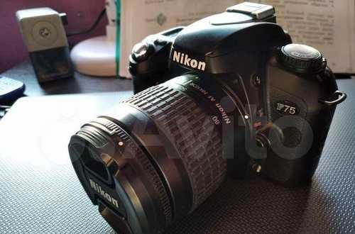 Зеркальный пленочный фотоаппарат Nikon F75