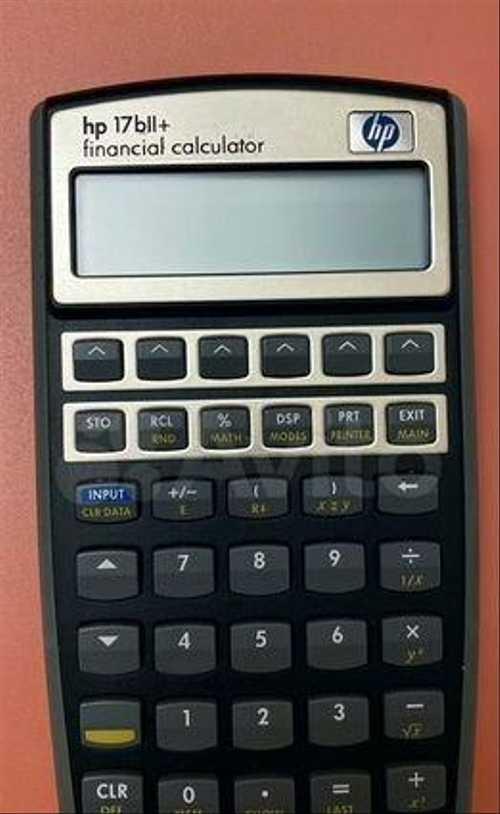 Финансовый Калькулятор HP 17 bll+