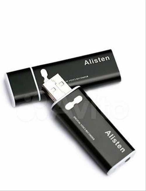 Мини диктофон alisten x13. память 8гб