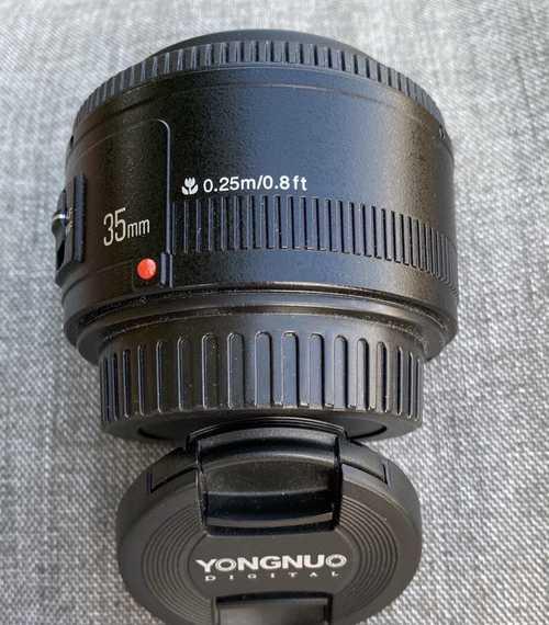 Объектив Yongnuo 35mm 2.0 для Canon