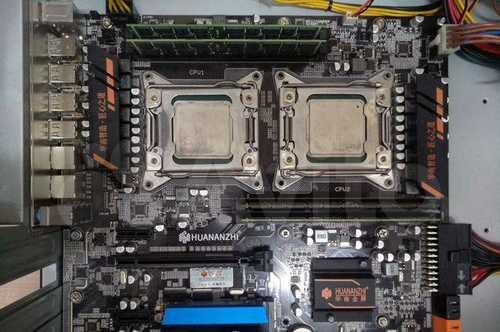 Связка huananzhi X79 Dual + 2-х Xeon 2695 v2