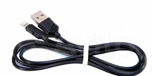 Кабель USB Apple 8Pin hoco X6 Khaki черный