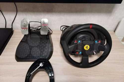 Руль Thrustmaster t300 Ferrari GTE с педалями