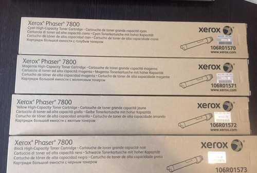 Картриджи для Xerox Phaser 7800