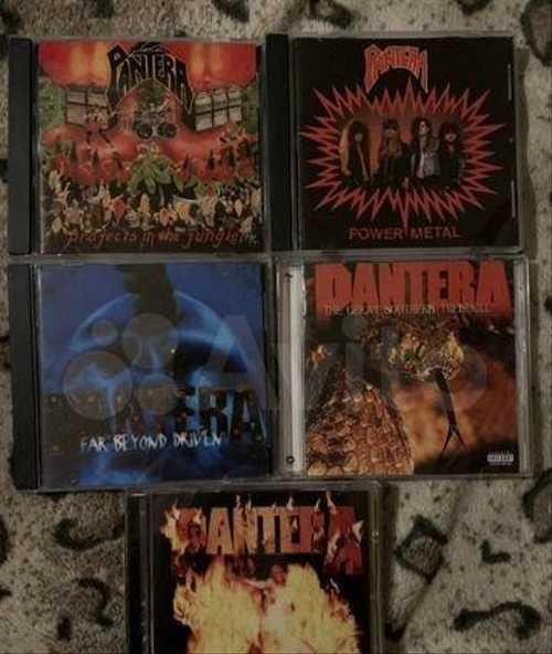 Pantera 5 альбомов на cd
