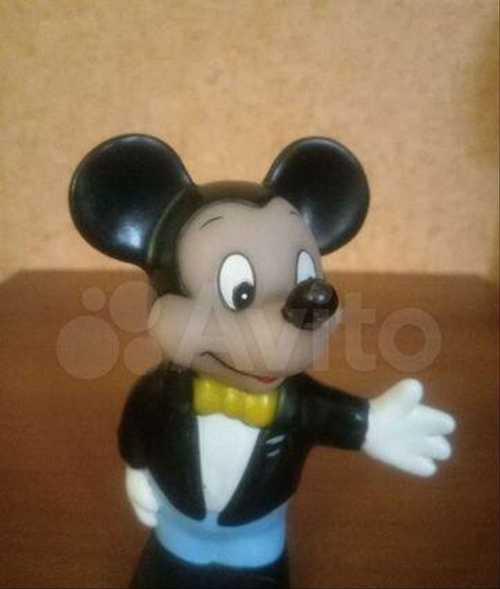 Резиновая игрушка Микки Маус с пищалкой