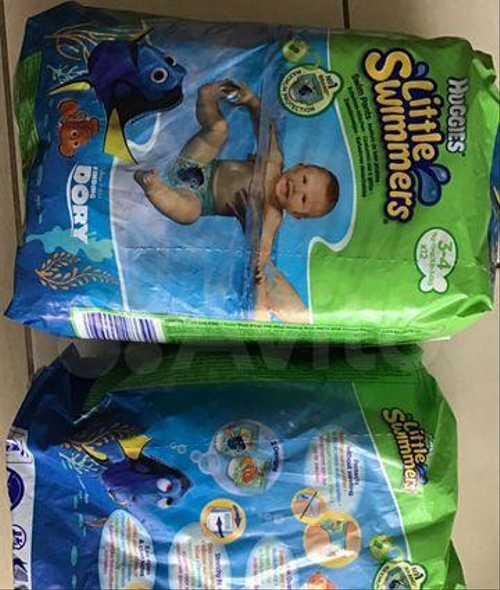 Подгузники Huggies little swimmer цена за все