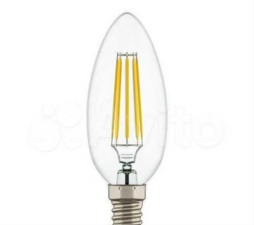 933504 Лампа светодиодная filament C35 E14 6W 4200K Lightstar Led
