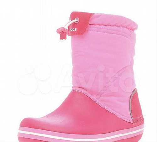 Сапожки crocs утепленные