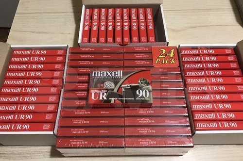 Аудиокассеты Maxell UR90 новые 50 штук