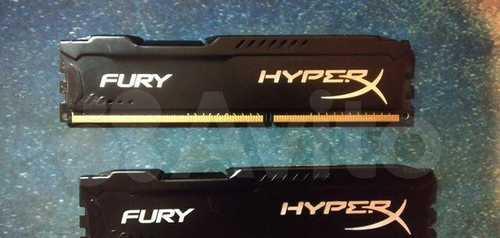 HyperX Fury DDR3 2x4gb