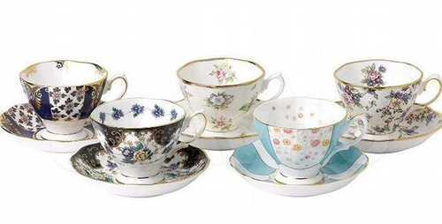 Royal albert чайные пары золото фарфор Англия