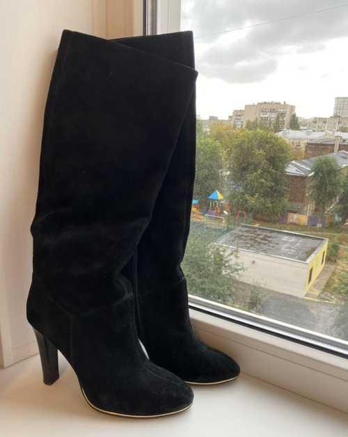 Сапоги замшевые Just Couture