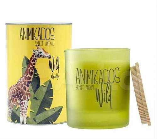 Свеча ароматическая Ambientair Giraffe водная лилия Wild 40 ч