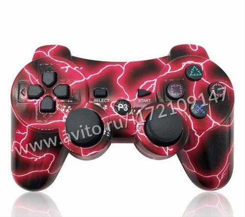 Джойстик sony PlayStation 3 красная молния