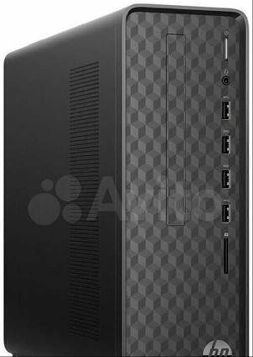 Компьютер HP Slimline S01-aF0006ur (14R00EA) черный