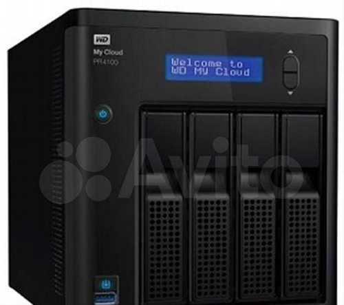Сетевое хранилище (NAS) Western Digital My Cloud Pro Series PR4100 8 TB (4xHDD, 2x10/100/1000Mbps, 3xUSB3.0) #wdbkwb0080KBK-eeue