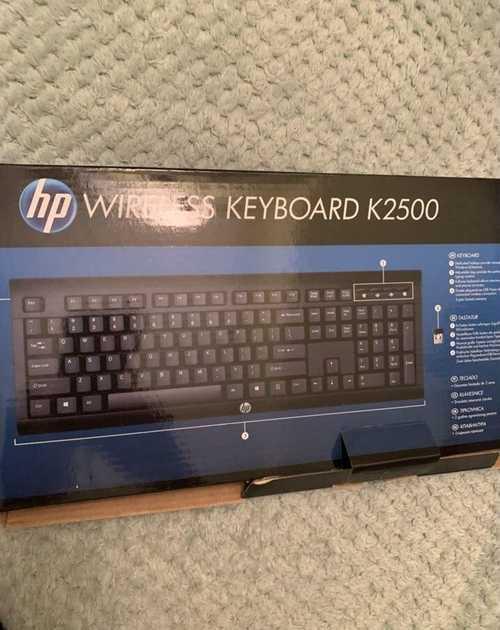 Клавиатура hp Wireless Keyboard k2500