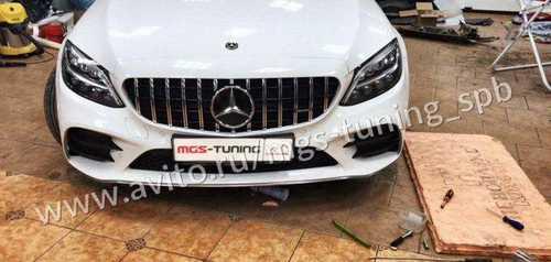 Решетка + диффузор с насадками 2018+ Mercedes-Benz