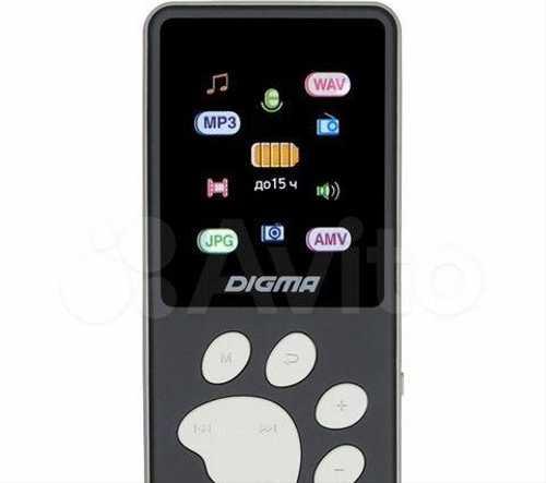 MP3 плеер digma S4 8Gb черный/серый/1.8"/FM/microsdhc